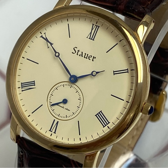 Stauer | Accessories | Stauer Swiss Quartz Exeter Dress Watch With ...